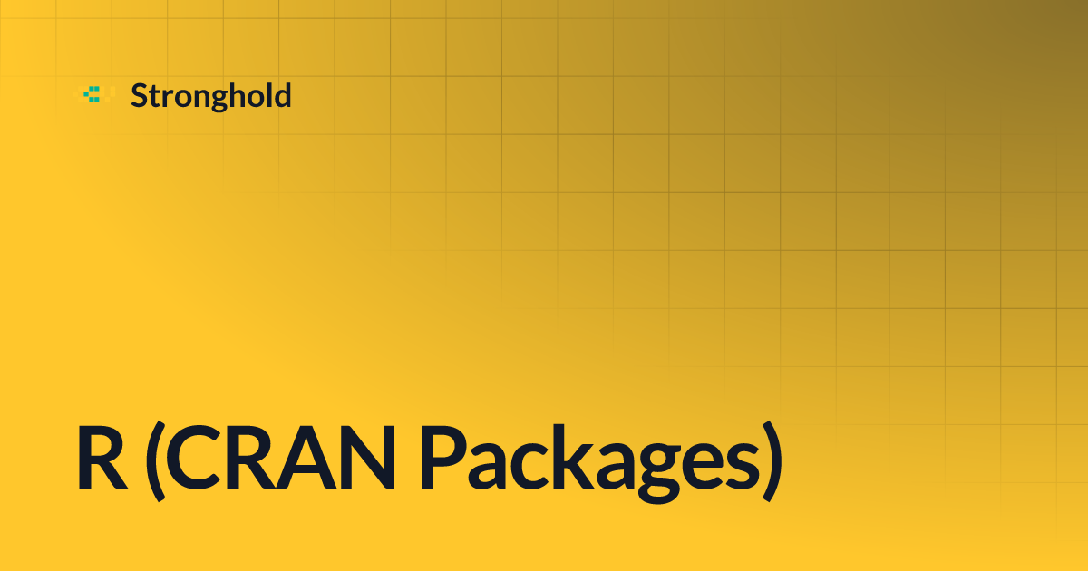 R (CRAN Packages) | Stronghold
