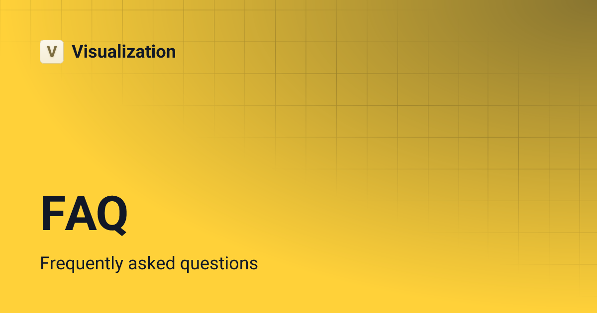 FAQ | Visualization